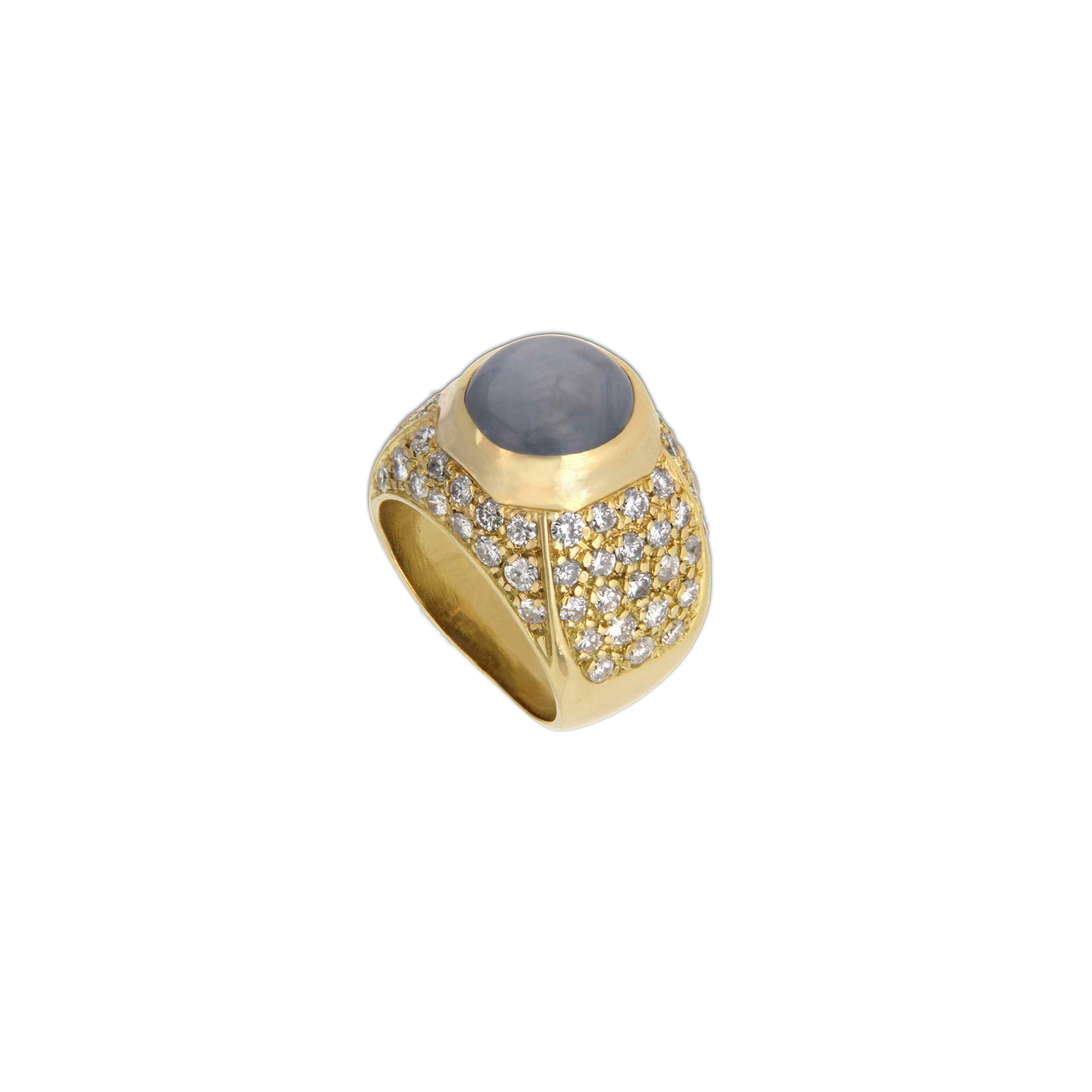Gold Ring with Sapphires | S.Vaggi Online Jewelry Store – Gioielleria S ...